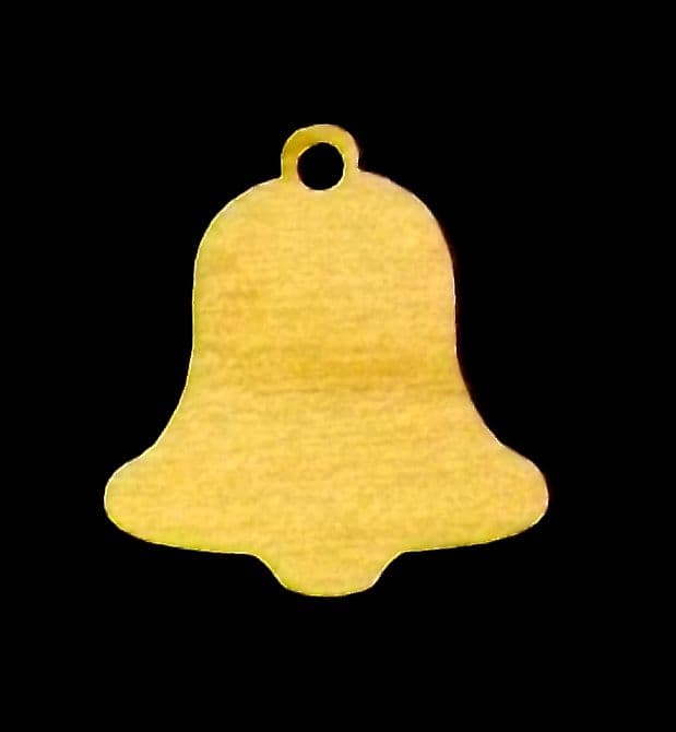 Mini Xmas Bell Gift Tags Xmas Decoration 30mm Pack of 10